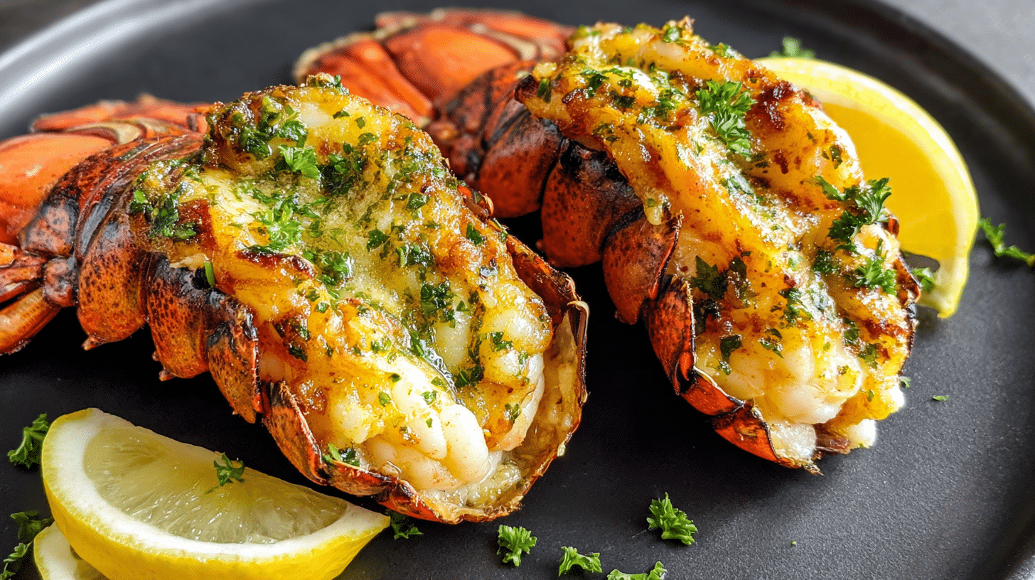 Crispy Air Fryer Garlic Butter Lobster Bites | Ready in 10