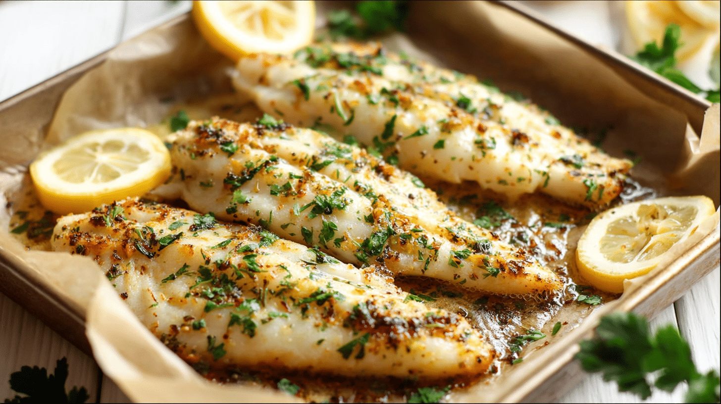 Easy Garlic Herb Air Fryer Tilapia | Flaky in 12 Minutes